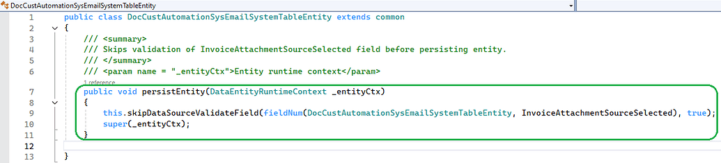 D365FO X++ tip for developers: How to solve error insert not allowed for field, when importing ...