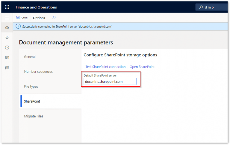 SharePoint Template Storage - Docentric AX