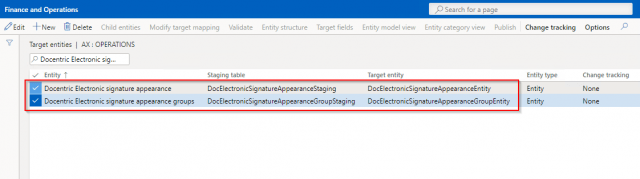 Import/Export Electronic Signature Appearances - Docentric AX