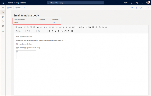 How to Use Report Email Templates - Docentric AX