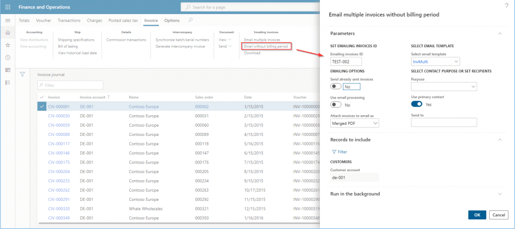 Sending multiple customer invoices in a single email without billing ...