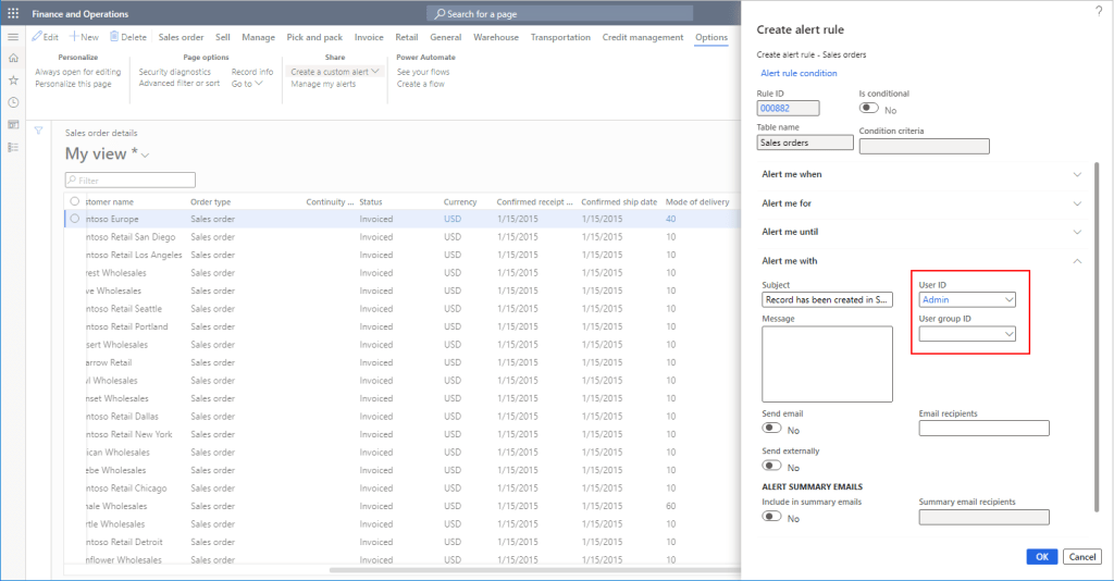 Improved Alert Rules - Docentric AX