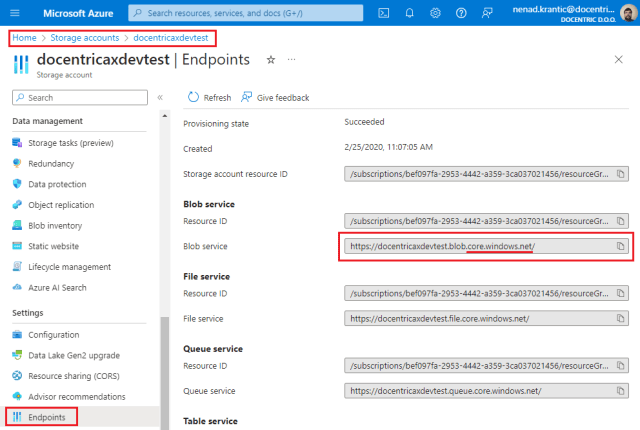 Azure Storage Accounts Security - Docentric AX