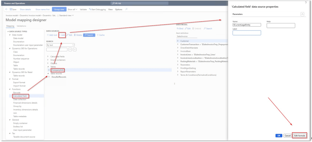 Create Invoices With T&Cs Using Electronic Reporting in D365FO